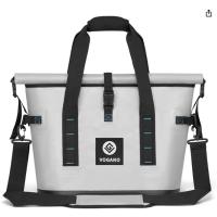 China 40 Can Insulated Soft Cooler Bag Roll Top Waterproof Leak Proof Portable Ice Chest 12HR Cold Retention for sale