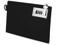 China Lockable Money Bag 5x8 Inches 1680D Nylon Security Pouch for Cash Jewelry Passports for sale