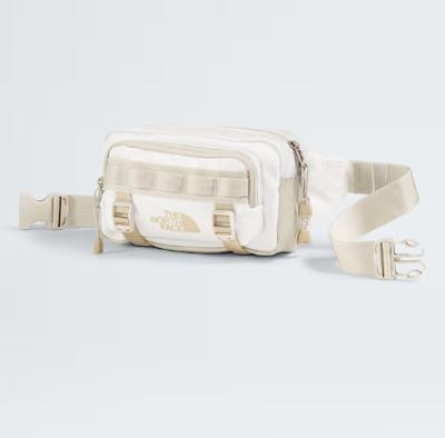 China Recycled Nylon Fanny Pack 1L Water Repellent Waist Bag with Bungee Storage for sale