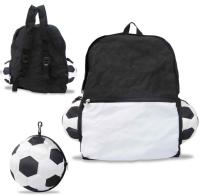 China Foldable Soccer Ball Backpack Travel Bag 60cm Polyester Sport Backpack for sale