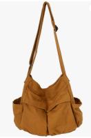 China Canvas Messenger Bag Large 15L Crossbody Shoulder Bag for Travel Men Women for sale
