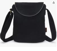 China Women's Retro Canvas Shoulder Bag 7x9x4 Inch Hippie Boho Crossbody Handbag for sale