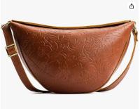 China Koala Full Grain Leather Sling Bag Adjustable Strap Handmade 1.2L Capacity for sale