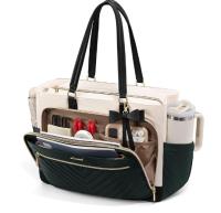 China Insulated Lunch Tote Bag for Women, 15.6 Inch Laptop Compartment, Large Capacity Work Tote with Cup Holder, Water Resistant Leakproof for sale