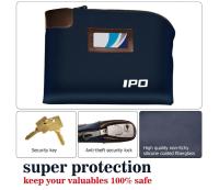 China Waterproof Canvas Cash Bag with Lock 11x8.6 Inches Money Deposit Pouch for sale