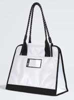 China Base Camp Tote Bag 16 Laptop Durable Recycled Fabric Climbing Rope Handles Adjustable Front Straps for sale