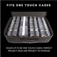 China Card Titan Toploader and One Touch Trading Card Storage Box with Zipper Lock - Sports Card Deck Box Fits Up to 400 Sleeved Collectible Sports Cards or up to 80 Magnetic Cases for sale