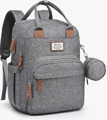 China Baby Diaper Bag Backpack with Changing Pad, Waterproof | Baby Shower Gifts, Travel Baby Bags for Mom Dad Girl Boy, Insulated Bottle Holders, Pacifier Case, Large Capacity for sale