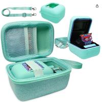 China Silicone Cover and Hard Case Interactive Digital Pet | Accessories for Bitzee Original Virtual Electronic Pets Protective Cases with Lanyard (Teal) for sale