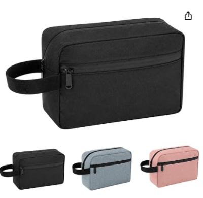 China Travel Toiletry Bag for Men Women Hanging Makeup Bag Organizer Pink | Waterproof Toiletry Bag for Toiletries Accessories, Shaving Kit & Cosmetic Hanging Bag Organizer, for Travel, Bathroom, Gift for sale