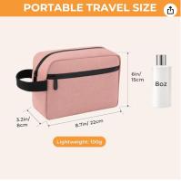 China Travel Toiletry Bag for Men Women Hanging Makeup Bag Organizer Pink | Waterproof Toiletry Bag for Toiletries Accessories, Shaving Kit & Cosmetic Hanging Bag Organizer, for Travel, Bathroom, Gift for sale