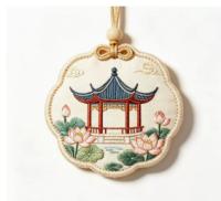 China Chinese-style sachets, embroidered amulets, lucky charm pendants, tassel sachets, festival gifts, custom-made sachets for sale