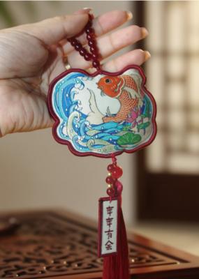 China Dun HUANG JADE RABBIT ROTATABLE FRIDGE MAGNET for sale