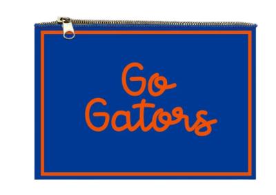 China UF UNIVERSITY OF FLORIDA BEADED FOOTBALL COIN BAG for sale