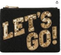 China Beaded Coin Purse Change Zipper Pouch Wallet Softball | Handmade Beadwork, Compact Organizer, Cash Holder, Card Storage, Makeup Pouch, Giftable Accessory, Everyday Carry for sale