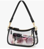 China Small Black Purse for Women, Cute Mini Shoulder Bag Zipper Closure | 2 Removable Straps, Retro Underarm Bags, Classic Crossbody Bag, Handbag for Women for sale
