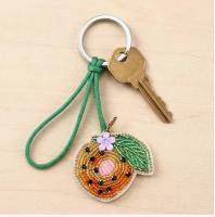 China 5PCS Patch Beaded Bag Charm Fruit Purse Charms for Handbags Summer Keychain | Small Bag Charm, Dragon Fruit Pomegranate Watermelon Orange Lemon Bag Charms, Beads And Rhinestones, Hand-Sewn for sale