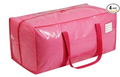 China Extra Heavy Duty Large Moving Bags with Comfortable Handle & Strong Zipper,Storage Totes for Space Saving Moving Storage College Supplies Alternative to Moving Box,Iridescent for sale