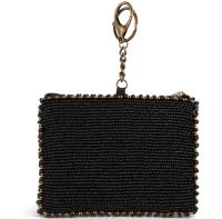 China Affection Coin Purse Key ring and easy open trigger hook Beaded coin small bags for sale
