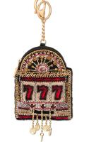 China Spin To Win Coin Purse Key ring and easy open trigger hook Beaded coin small bags for sale