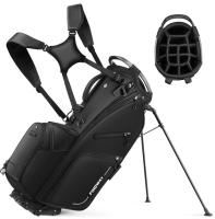 China Golf Stand Bag, Lightweight Golf Bag with Stand for Men Women, Golf Club Carry Bag with Dual Strap, Rain Cover, Multiple Pockets, Golf Ball Holder for sale