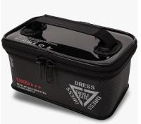 China DRESS Tackle Box Multi Function EVA Multi-functional Fishing Tackle Case Storage Container Buckan Tackle Bag Reel Case Worm Lure Box M General Purpose for sale