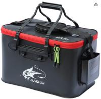China Grneric Fishing Bucket, 6Gallon/8Gallon/10Gallon Foldable Fish Bucket,Live Fish Container Multi-Functional Live Fish Bait Bucket,Outdoor Camping EVA Fishing Bag and Fish Protection Bucket for sale