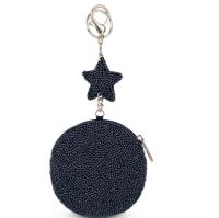 China Starry Night Coin Purse Coin Purse Key ring and easy open trigger hook Beaded coin small bags for sale