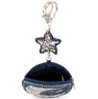 China Starry Night Coin Purse Coin Purse Key ring and easy open trigger hook Beaded coin small bags for sale