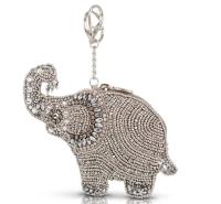 China Diamond Caravan Coin Purse Coin Purse Key ring and easy open trigger hook Beaded coin small bags for sale