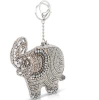 China Diamond Caravan Coin Purse Coin Purse Key ring and easy open trigger hook Beaded coin small bags for sale