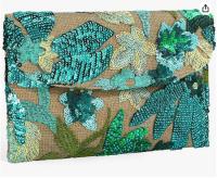 China Embroidery Sequin Beaded Purse Floral Beaded Clutch Flower Evening Bag Clutch Purses for Women for sale