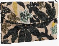 China Embroidery Sequin Beaded Purse Floral Beaded Clutch Flower Evening Bag Clutch Purses for Women for sale