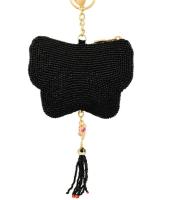 China Flight of Fancy Coin Purse Key ring and easy open trigger hook Beaded coin small bags for sale