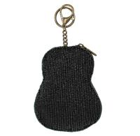 China Beaded Coin Bag with Zipper Closure and Easy Open Hook Perfect for Organizing Coins Credit Cards and Small Personal Items for sale