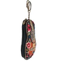 China Beaded Coin Bag with Zipper Closure and Easy Open Hook Perfect for Organizing Coins Credit Cards and Small Personal Items for sale