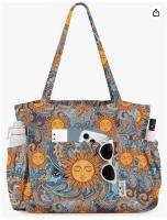 China Miss Adola Cute Corduroy Tote Bag for Women Multi-Pocket with Zipper Large Capacity Shoulder Bag for Work, Travel, and Shopping for sale