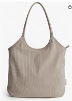 China Corduroy Tote Bag for Women with Zipper Casual Shoulder Bag Lightweight Travel Tote Hobo Handbag with PU Leather Handles Beach Bag for Travel Shopping Campus for sale
