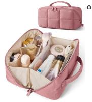 China Travel Makeup Bag, Wide Open Toiletry Organizer 9.84 * 5.12 * 5.12