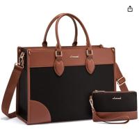 China Laptop Bag for Women 15.6 lnch,Waterproof Laptops Tote Bags for Womens,Professional Work Bags for Women with Cup Holder,Large Laptop Purse Computer Briefcase Office Teacher Clutch Bag for sale