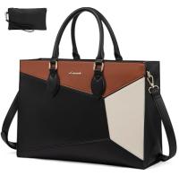 China Laptop Bag for Women 15.6 lnch,Waterproof Laptops Tote Bags for Womens,Professional Work Bags for Women with Cup Holder,Large Laptop Purse Computer Briefcase Office Teacher Clutch Bag for sale