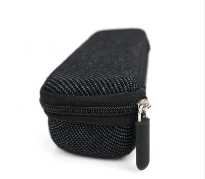 China Custom Black EVA Hard Case 600D Nylon Portable Travel Case with Zipper for sale