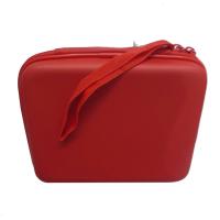 China Red EVA Electronic Organizer Bag 30x16x3cm Hard Shell Zipper Case Custom OEM for sale