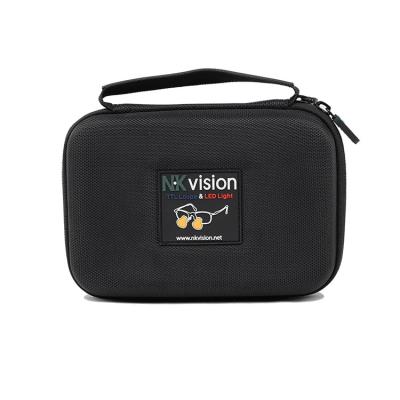 China Custom EVA Electronic Case 10x14x5cm with Zipper Closure and Velvet Foam Interior for sale