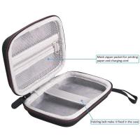 China Shockproof Embossed EVA Camera Case 18x9x5cm Custom Hard Shell Carrying Case for Digital Instant Camera for sale