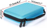 China Customizable Waterproof EVA Pencil Case 3D Printing Hard Shell 22x15x4.5cm for sale