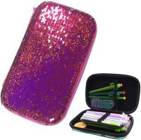 China Custom Hard Shell EVA Pencil Case 22x13x5 cm Waterproof Shockproof Protective Pouch with Pantone Color Options for sale