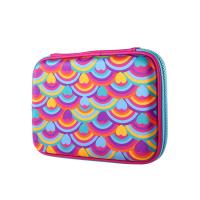 China Custom EVA Pencil Case 22.5x15.5x5cm Portable Zipper Stationery Storage Bag for Students for sale