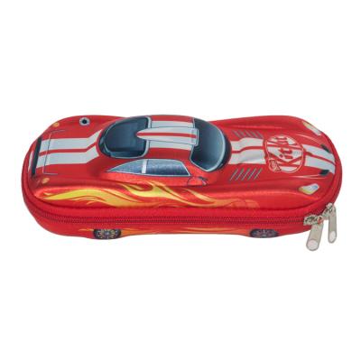 China Custom 3D PU Surface EVA Pencil Case Shockproof Waterproof Hard Shell Pencil Pouch 500pcs MOQ for sale