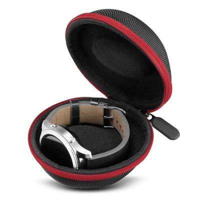 China Custom EVA Watch Travel Case 10.7x9.2x6.2 cm 1680D Nylon Crush Proof Hard Shell for sale